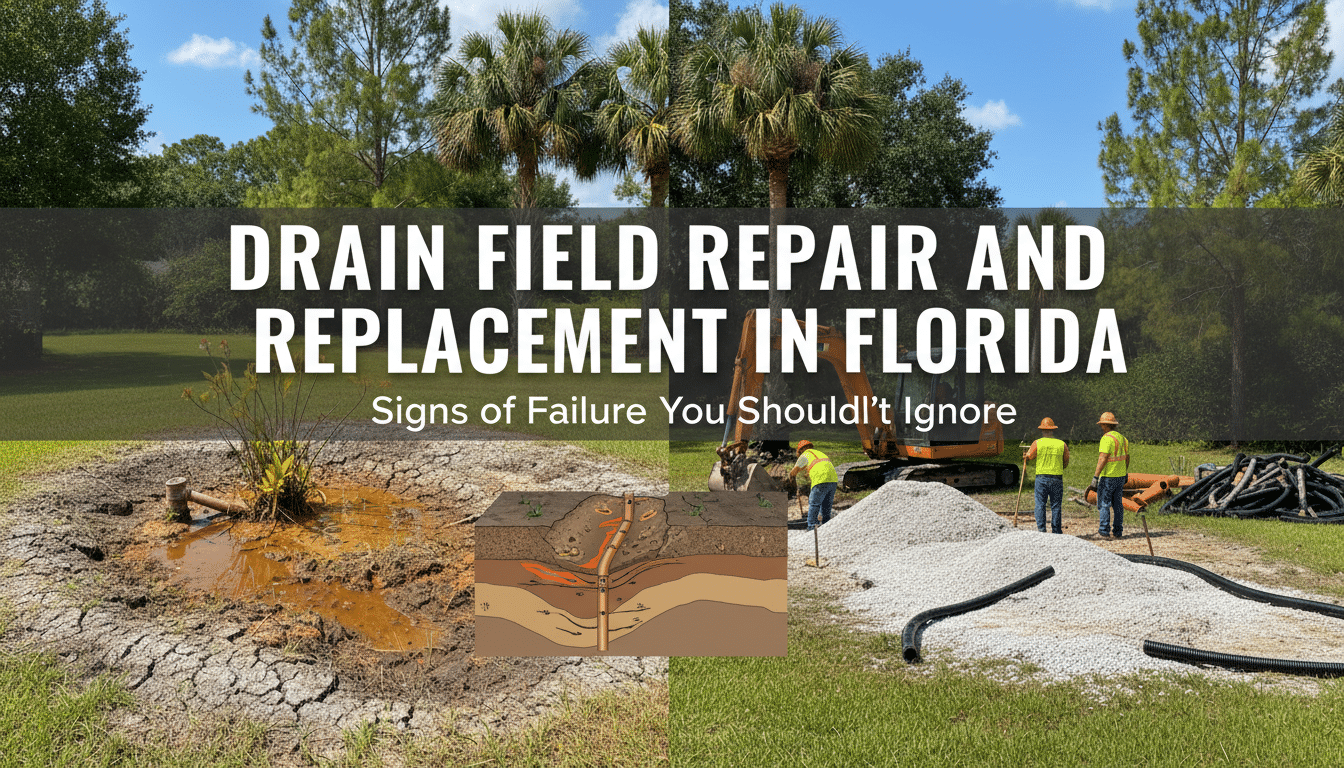 Drain Field Repair and Replacement in Florida: Signs of Failure You ...